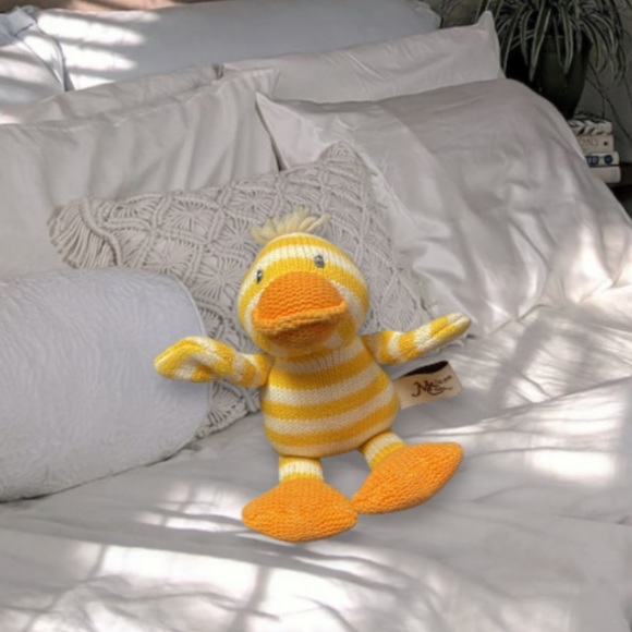 Maison Chic | Toys | Maison Chic Quackers The Duck Knit Rattle | Poshmark